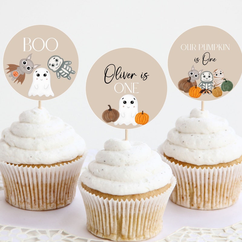Halloween Cupcake Toppers - Etsy