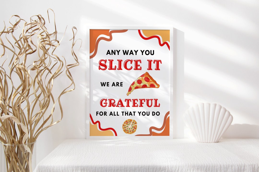 Staff Appreciation Pizza Sign, Teacher Appreciation Pizza, Nurse ...