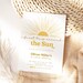 Editable First Trip Around the Sun Invitation, Sun Birthday Invite, Sun ...