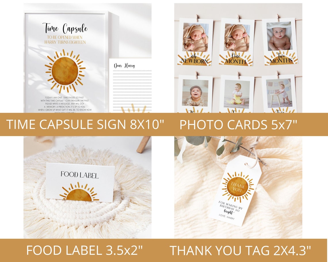 First Trip Around the Sun Bundle, Sun Birthday Bundle, Sun Birthday ...