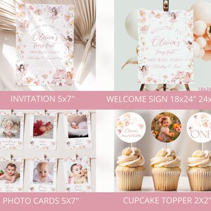 Fairy First Birthday Bundle, Fairy Birthday Bundle, Fairy First ...