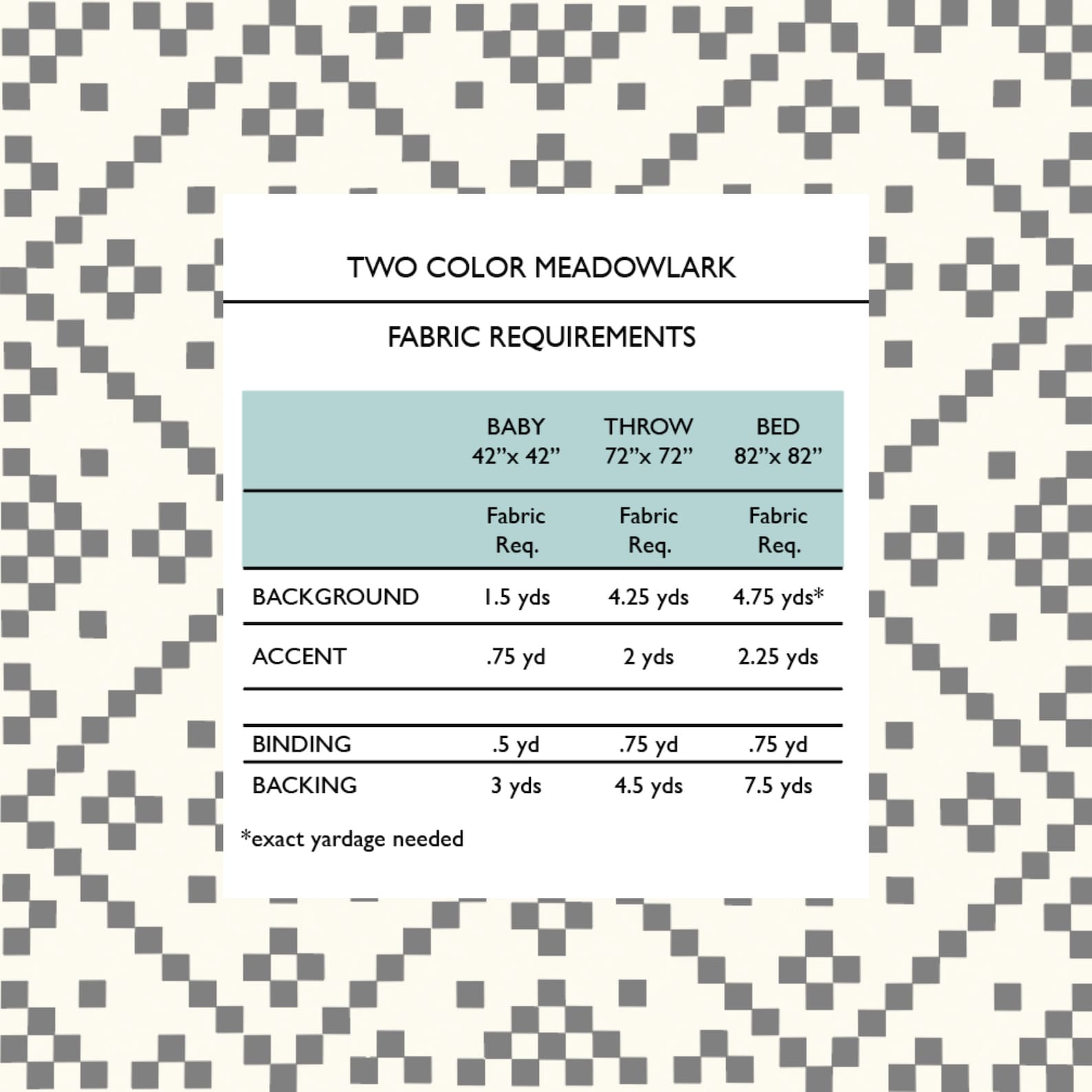 Meadowlark Quilt Pattern - Etsy