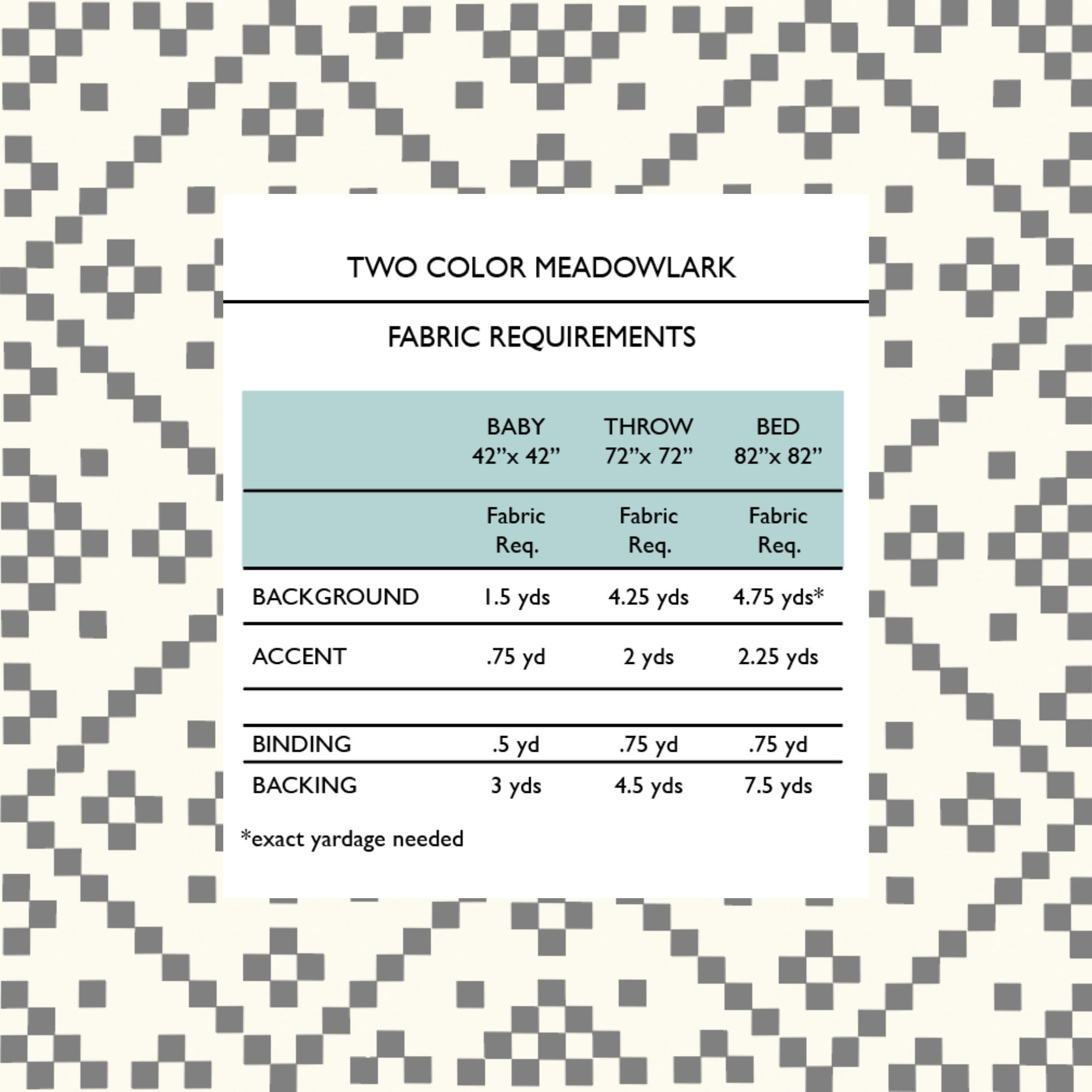 Meadowlark Quilt Pattern - Etsy