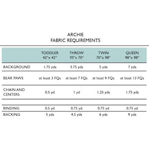 Archie Quilt Pattern - Etsy