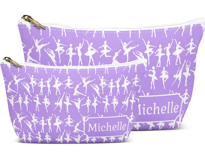 Dance Makeup Bag, Dance Make up Bag, Personalized Makeup Zipper Pouch ...