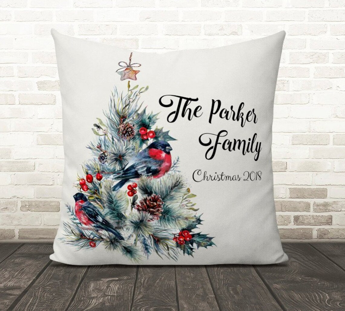 Personalized Christmas Pillow Christmas Pillow Family - Etsy