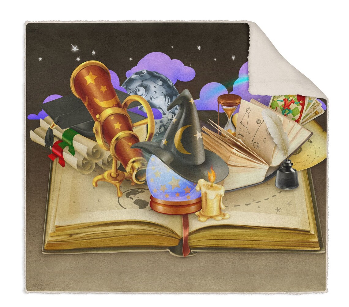 Magic Personalized Sherpa Blanket Magic Fleece Blanket - Etsy