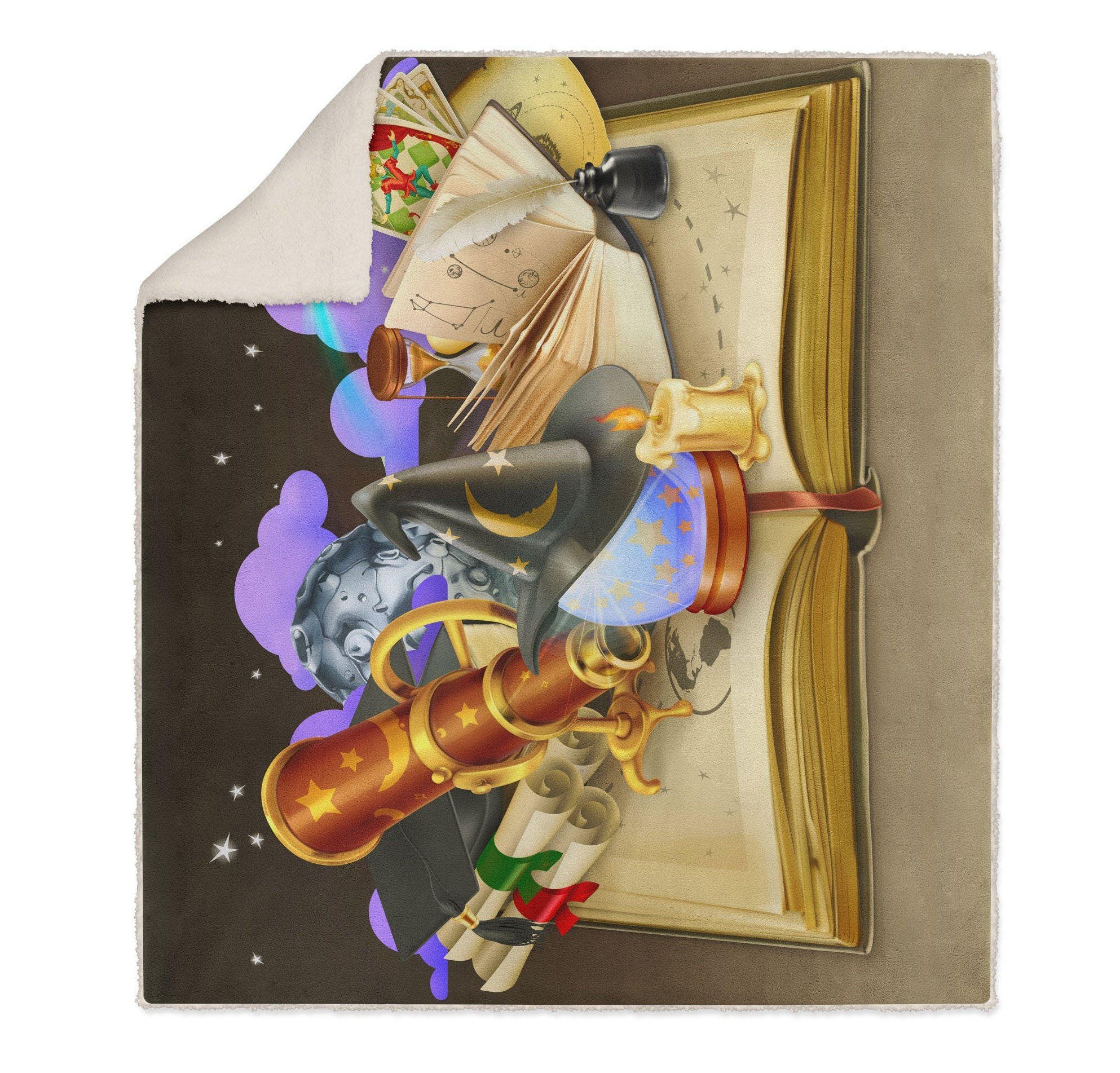 Magic Personalized Sherpa Blanket Magic Fleece Blanket | Etsy