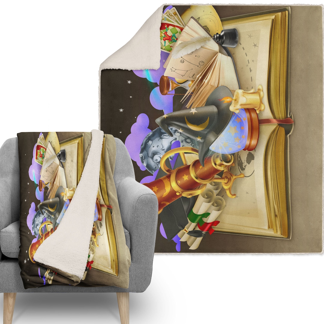 Magic Personalized Sherpa Blanket, Magic Fleece Blanket, Custom Throw ...