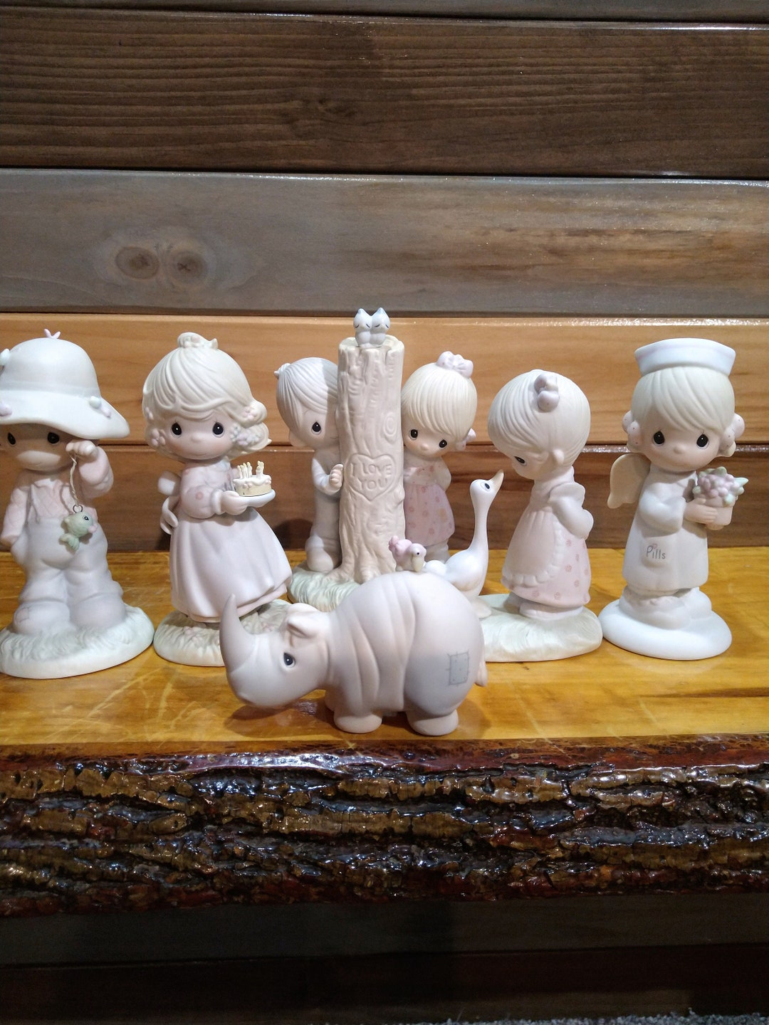 Vintage Precious Moment Porcelain Figurine/set of 6 Figurines /NEW and ...