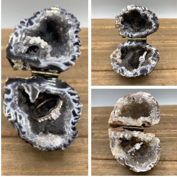Geode Ring - Etsy