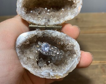 Geode ring box | Etsy