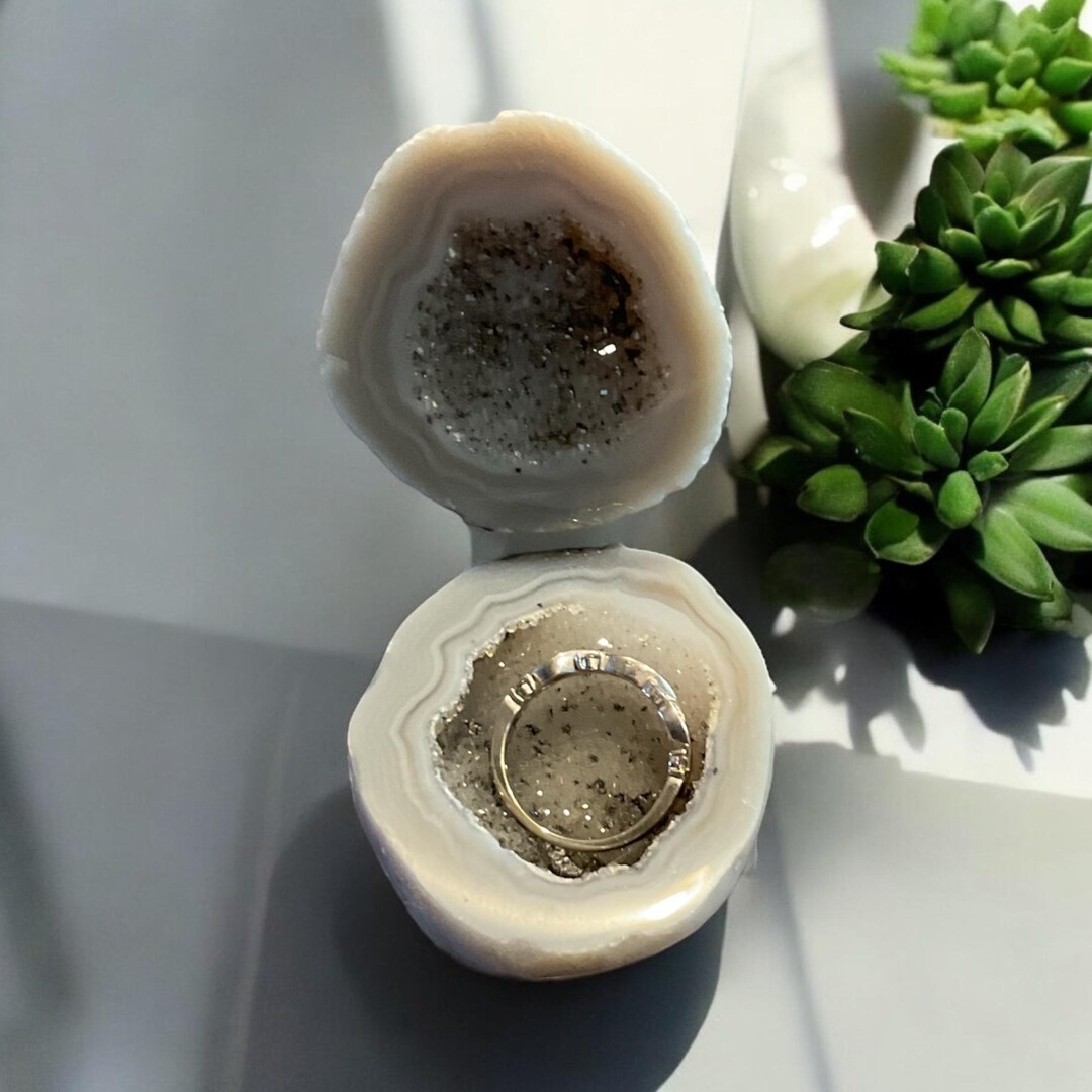 Geode Ring Box Extra Quality Engagement Ring Box, Geode Ring Box, Geode ...