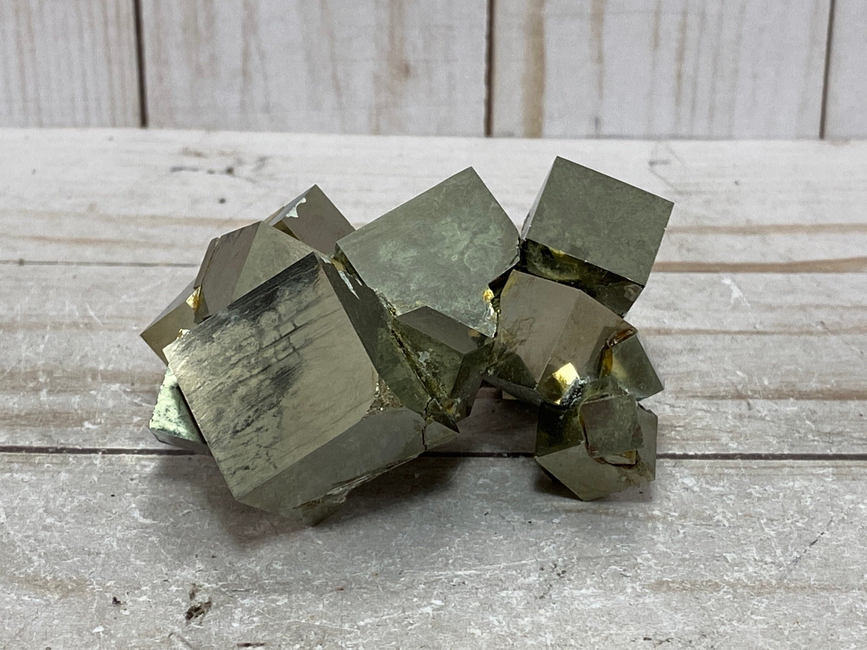 Pyrite cube crystals from Navajun Spain 1 lb cubic pyrite | Etsy