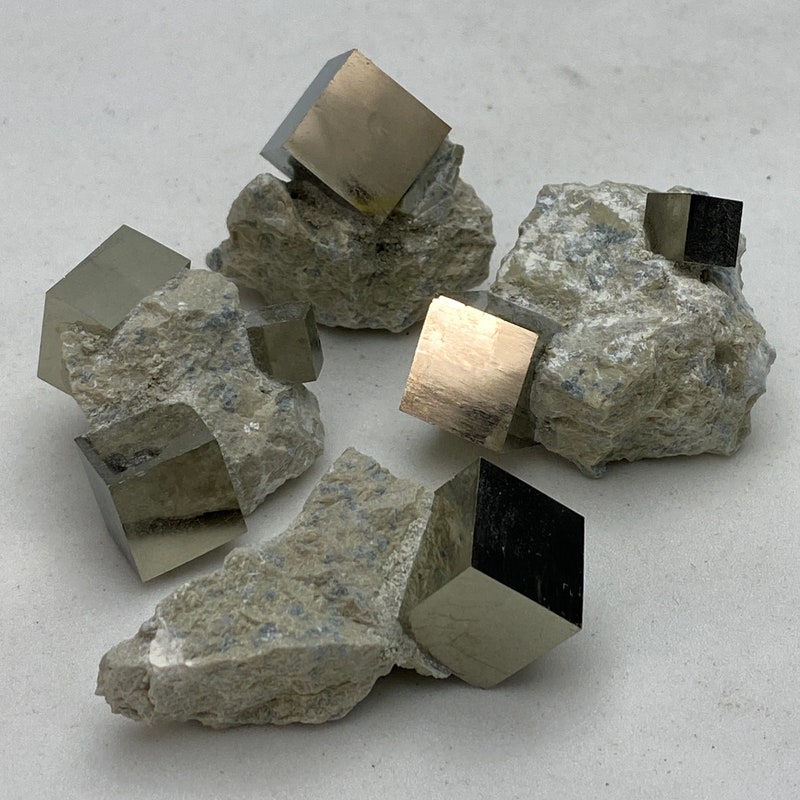 Pyrite Cubed on Matrix - Etsy