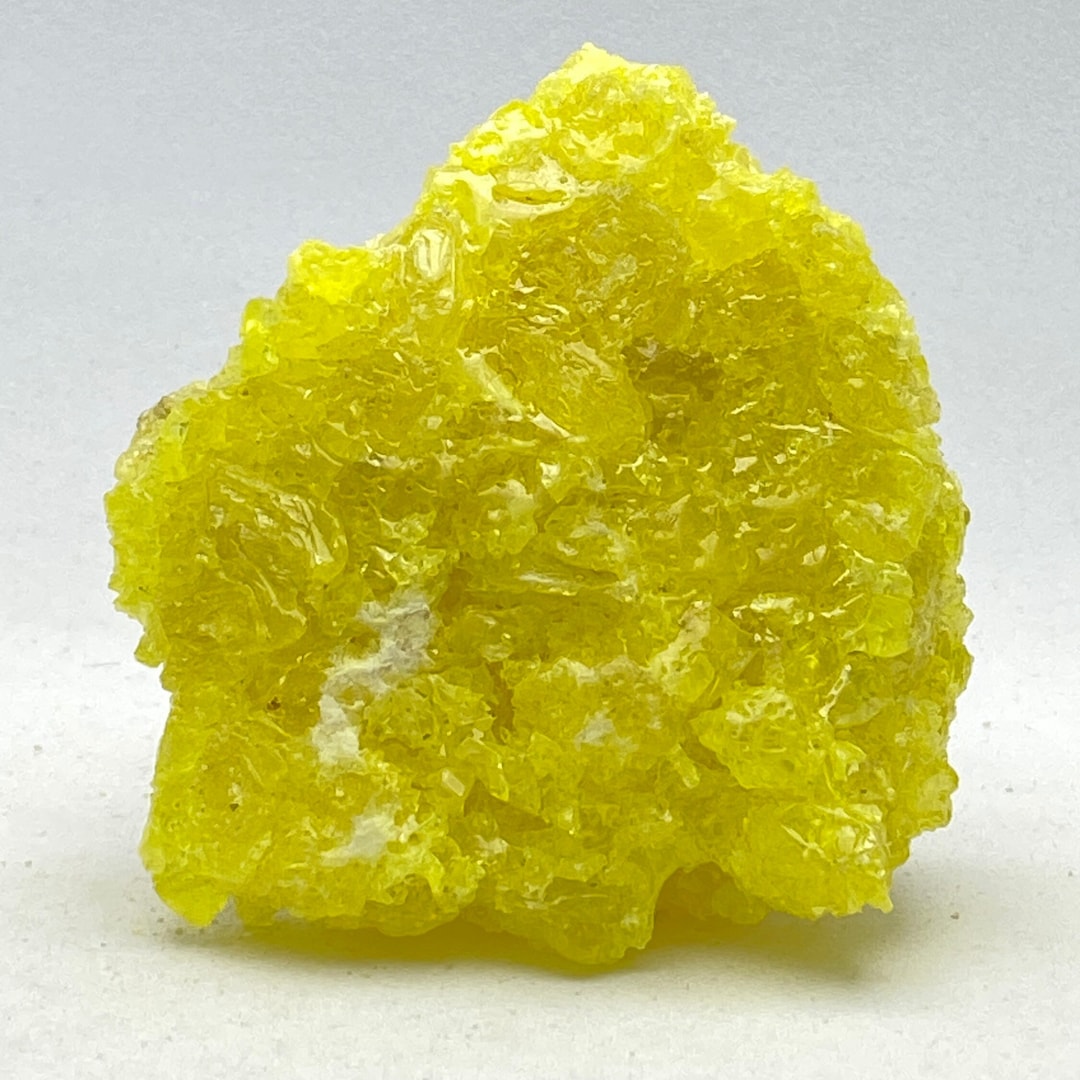 Large Sulfur Crystal Cluster | Neon Yellow Crystal, Bolivia Sulfur ...