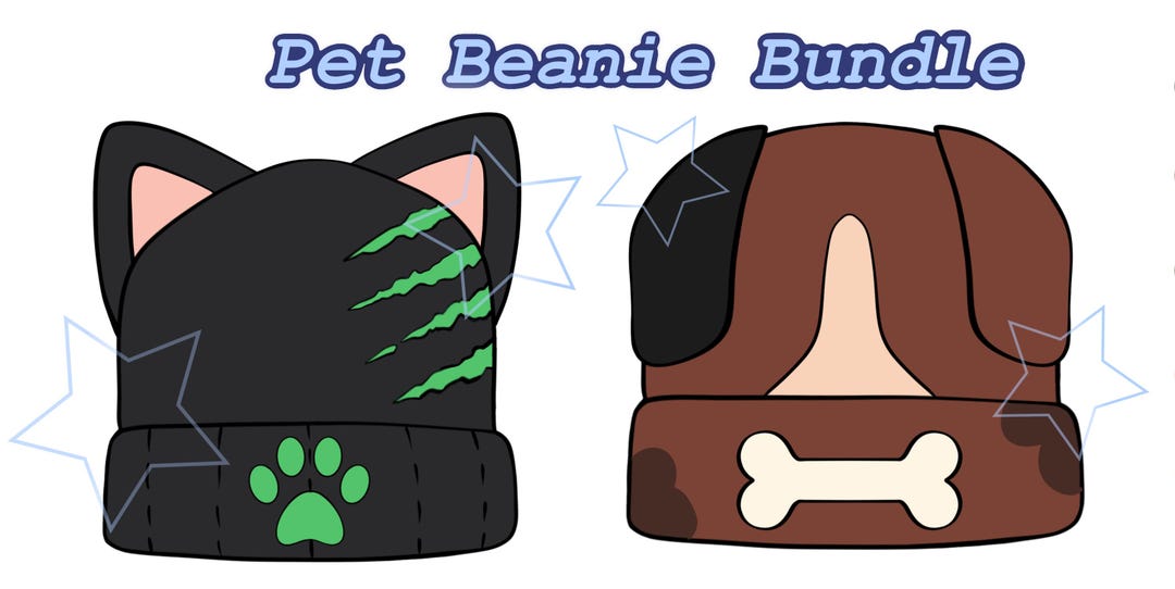 Pet Beanie Bundle - Etsy