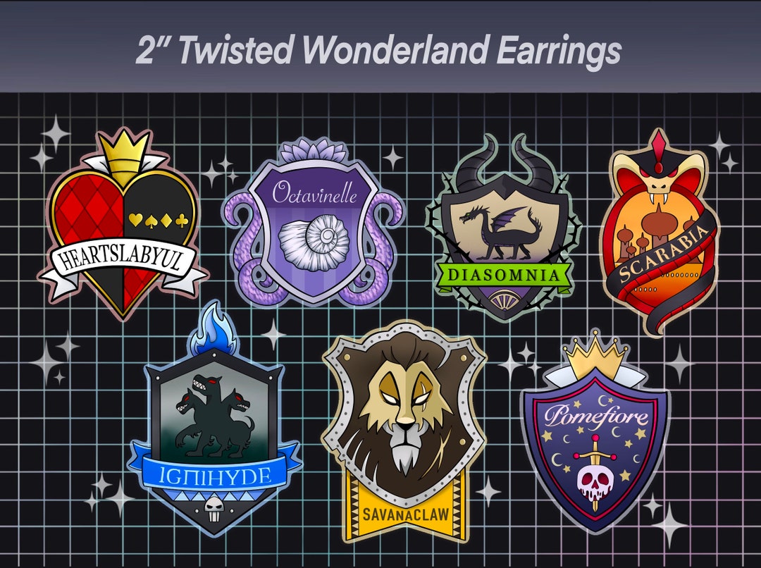 Twst Inspired Earrings - Etsy