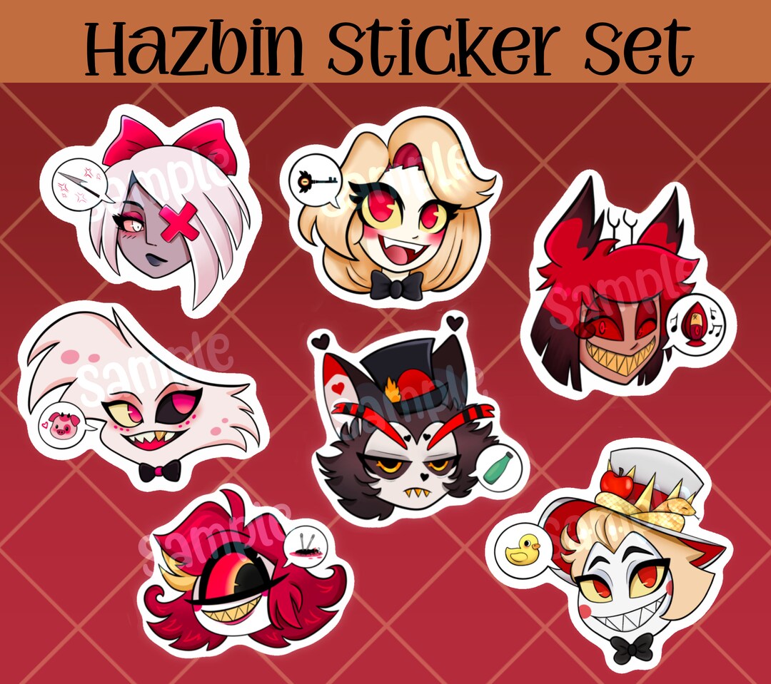 Hellish Demon Stickers - Etsy