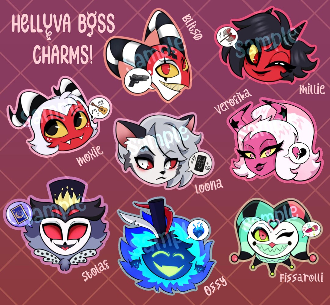 IMP Helluva Demon Charms - Etsy