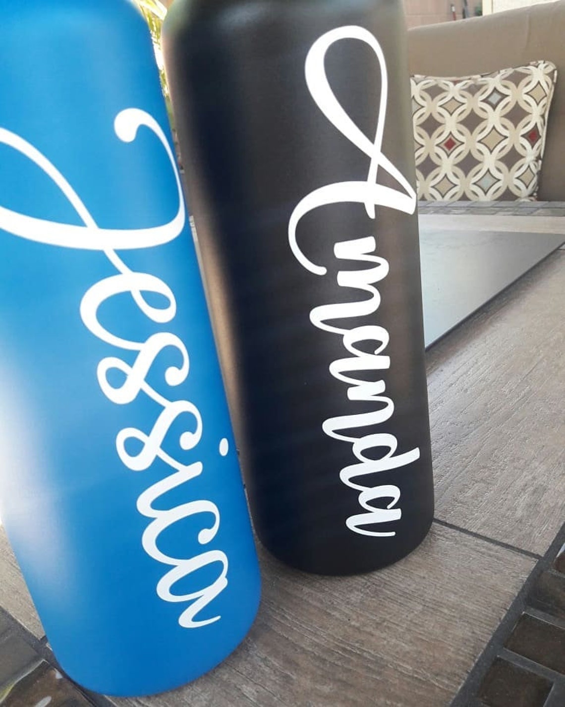 Water Bottle Name Decal - Etsy