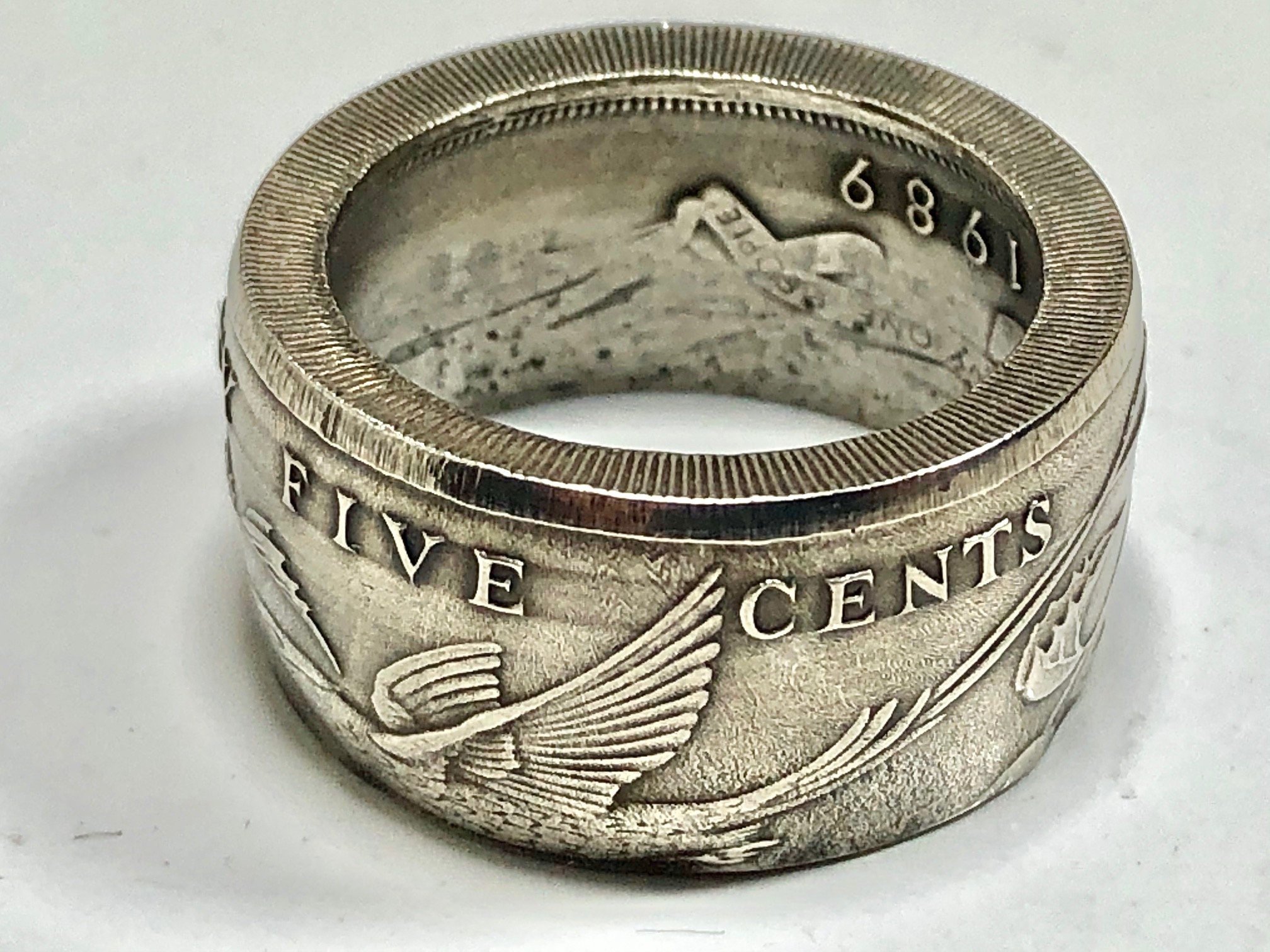 Jamaica Ring 25 Cent Jamaican Coin Ring Hand Made in Canada | Etsy