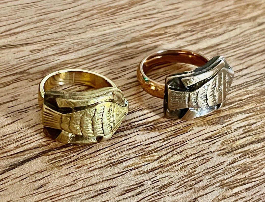 Christian Fish Ring - Faith Jesus' Resurrection Savior Jewelry Antique ...