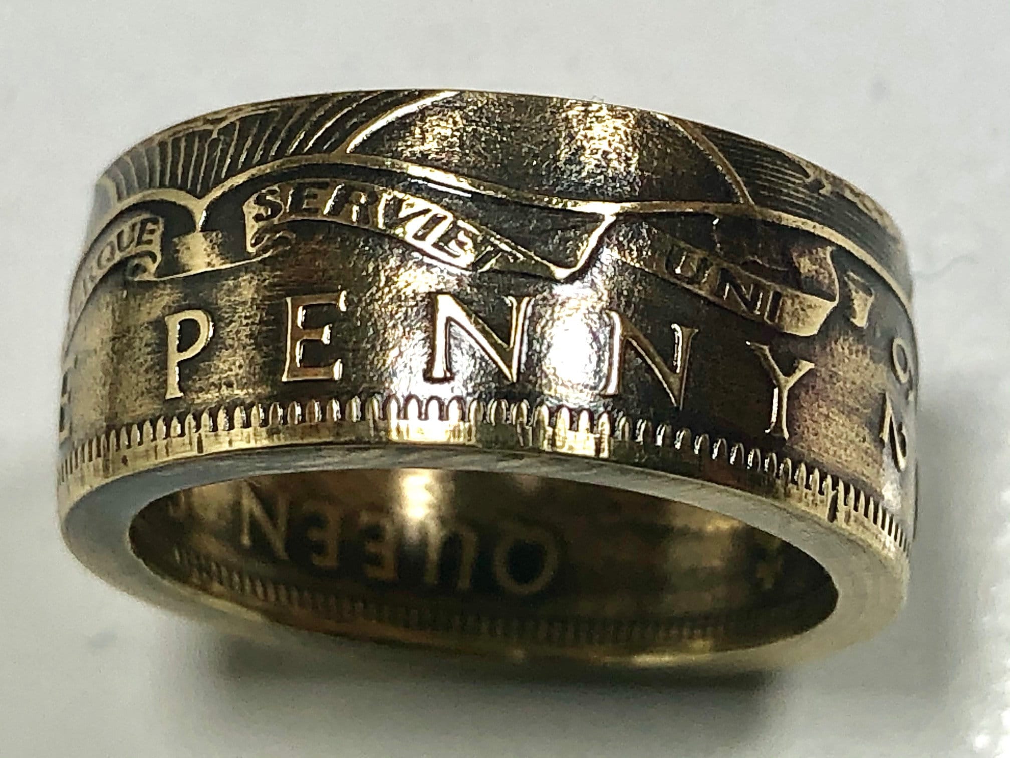 Jamaica Ring One Penny Jamaican Coin Ring Hand Made in Canada - Etsy UK