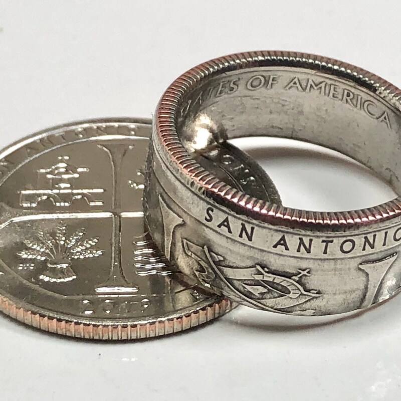 Texas Coin Ring - Etsy