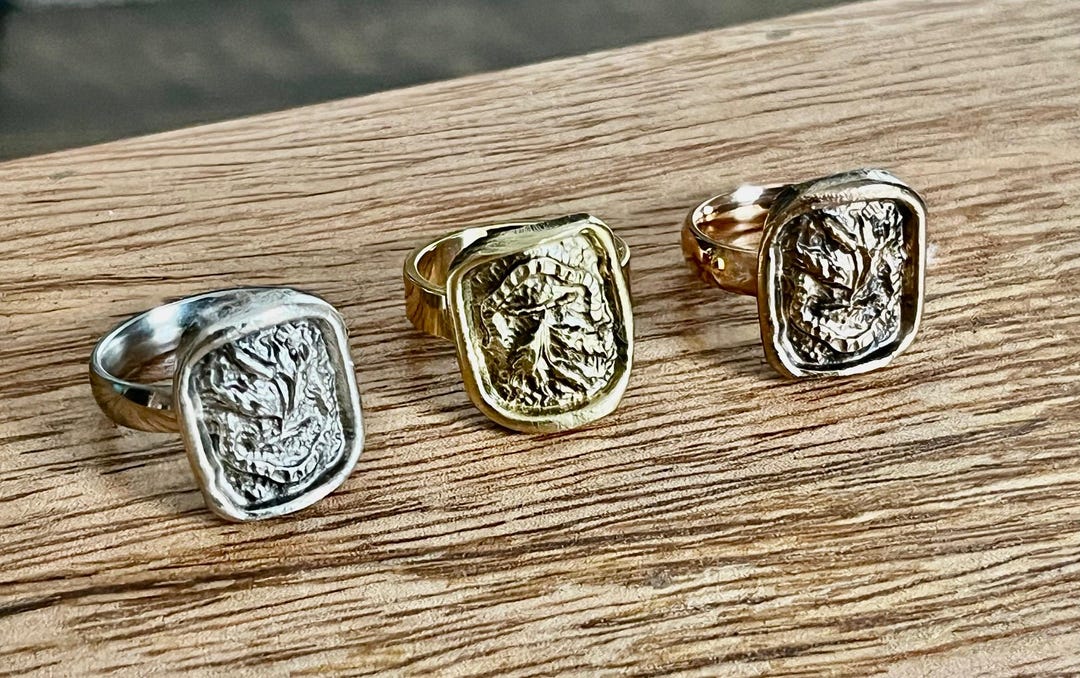 Scottish Thistle Ring Wax Seal – Patience, Courage, Strength ...