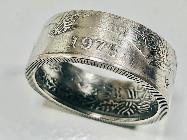 Mexico Ring One Peso Mexican Coin Ring Handmade Personal Charm Jewelry ...