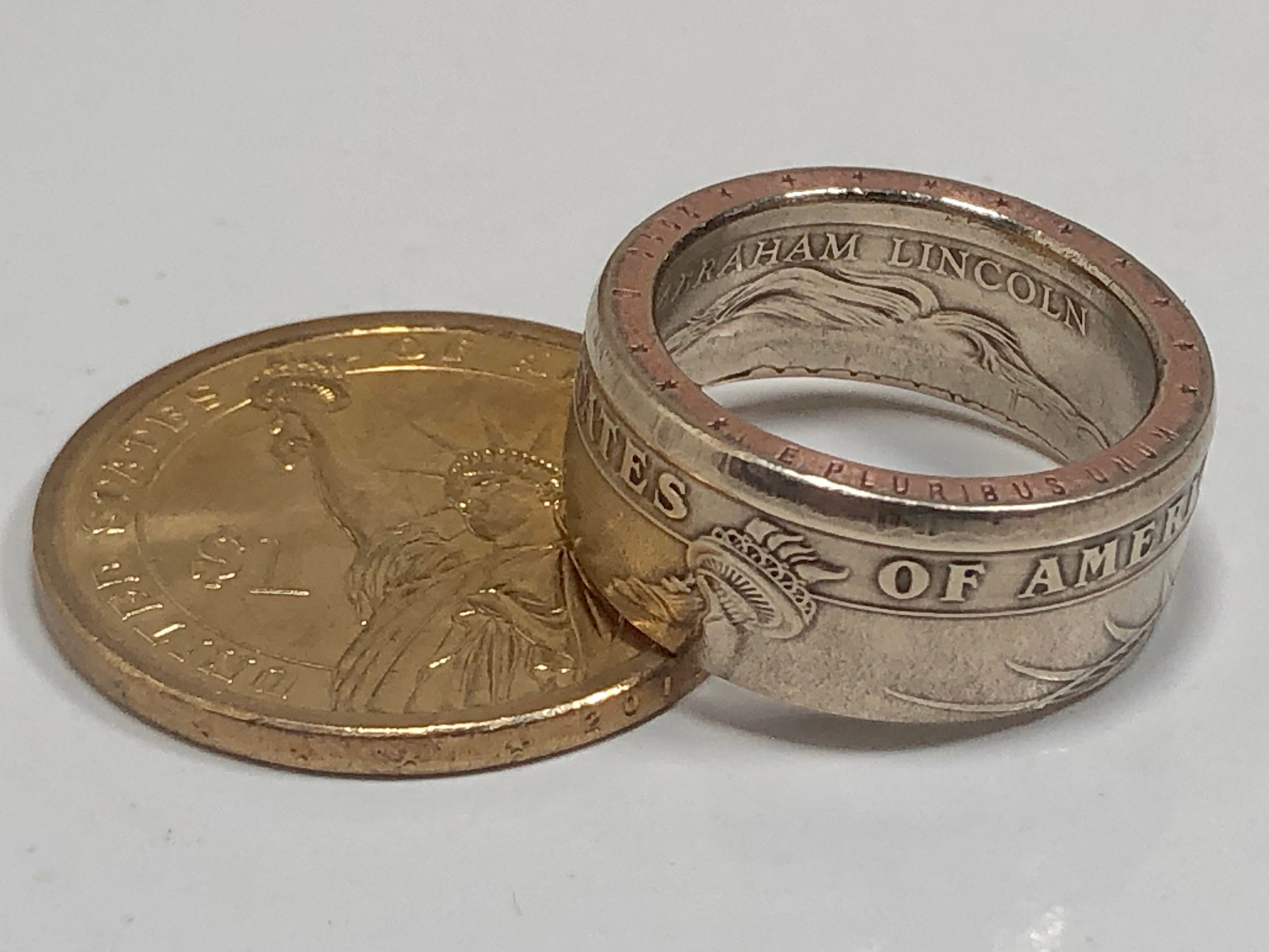 USA Ring United States Dollar Coin Ring Hand Made in Canada | Etsy