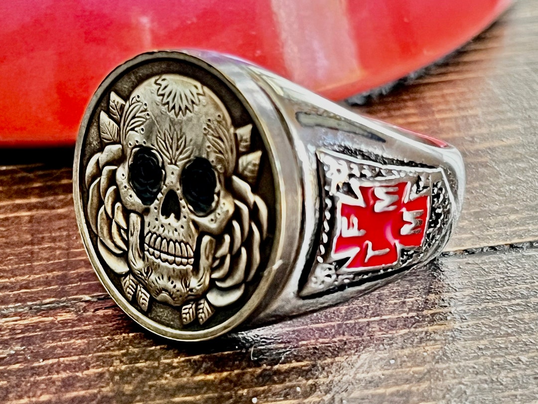Day of the Dead Ring – Día De Los Muertos Skull Ring – Mexican ...