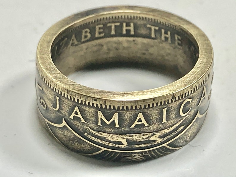 Jamaica Ring One Penny Jamaican Coin Ring Hand Made in Canada - Etsy