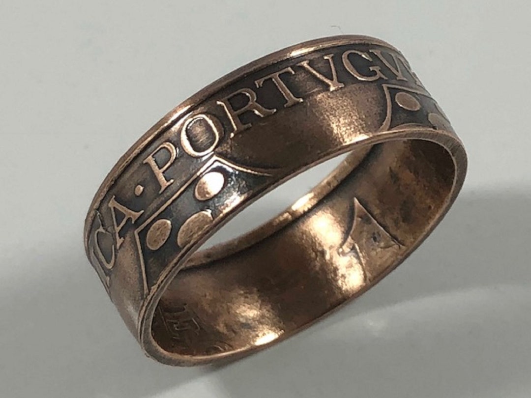 Portugal 1 Escudo Coin Ring – Handmade Portuguese Jewelry | Custom ...