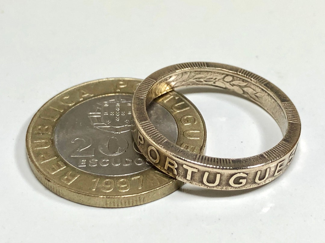 Portugal Coin Ring Portuguese 200 Escudos Handmade Custom Ring - Etsy ...