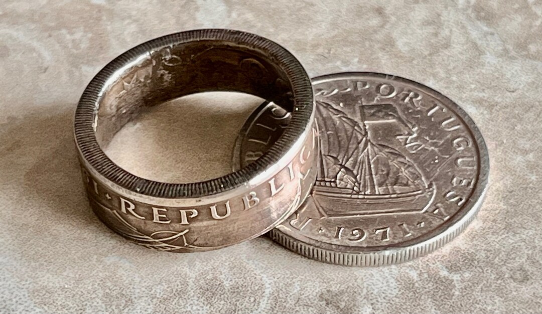 Portugal Coin Ring – 500 Escudos Republica Portuguesa – Handmade Custom ...