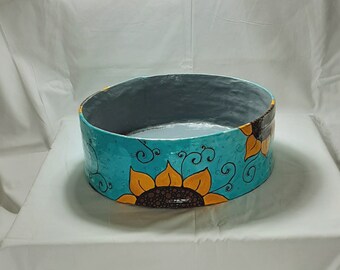 Paper Mache Sunflower - Etsy