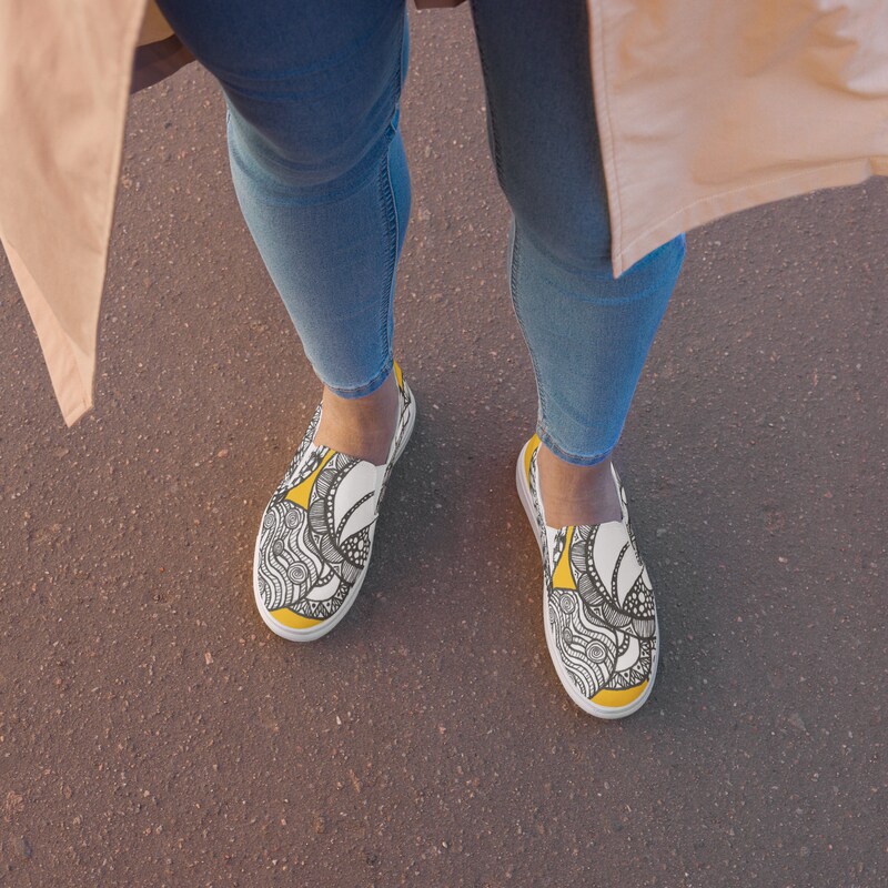 Zentangle Sneakers - Etsy