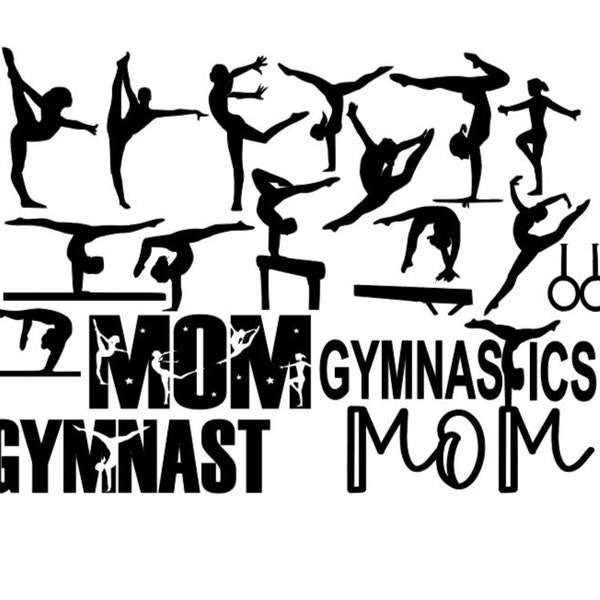 Tumbling Silhouette Svg - Etsy