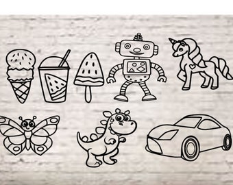 Coloring Book Svg | Etsy