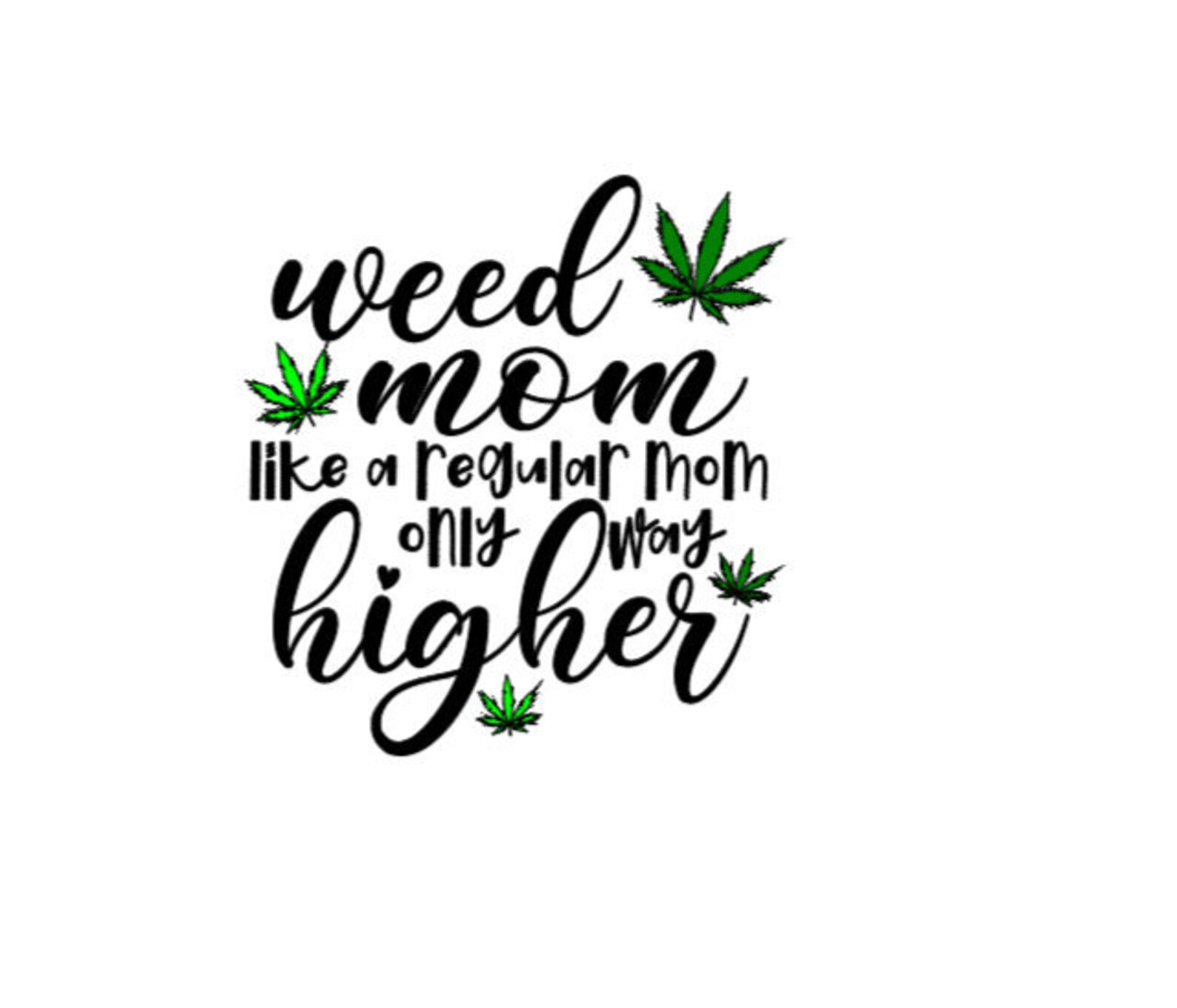 Weed Mom Svg Cricut Cut Files Not Like a Regular Mom 420 - Etsy Canada