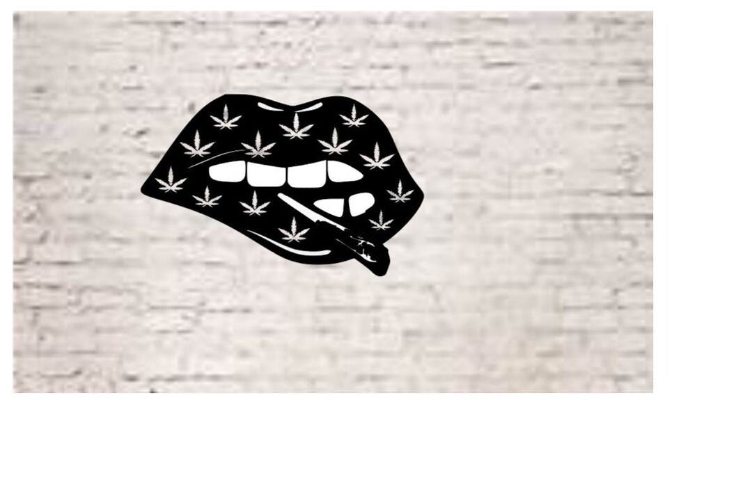 Lips With Joint Svg, Files for Cricut, Mouth Lips, High Life Svg ...