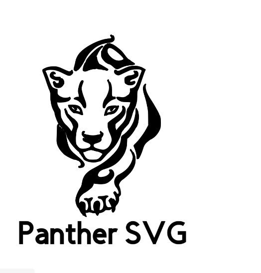 Embellishments Clip Art & Image Files Panther SVG Silhouette love svg ...