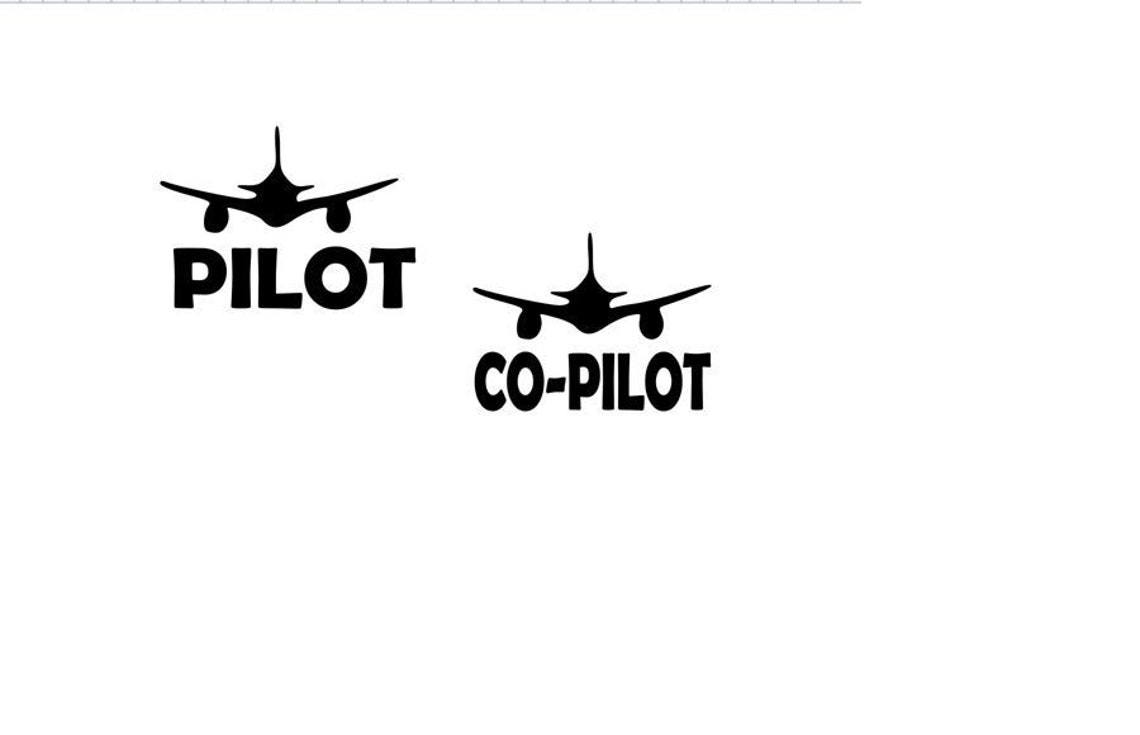 Pilot Copilot Svg Files for Cricut Silhouette Vector Image | Etsy