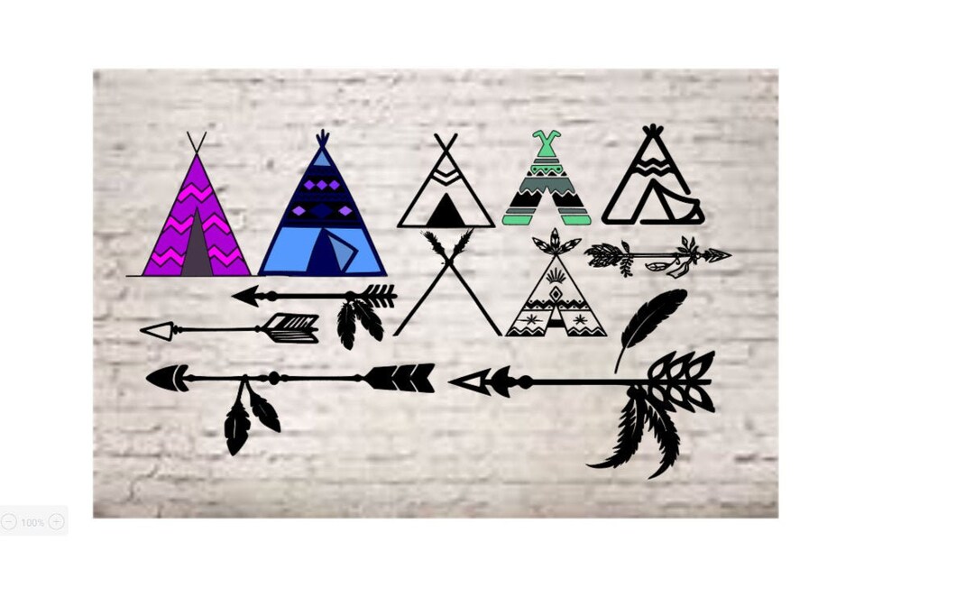 Tee Pee Svg Files for Cricut, Tribal Arrow Svg, Love My Tribe, Camping ...