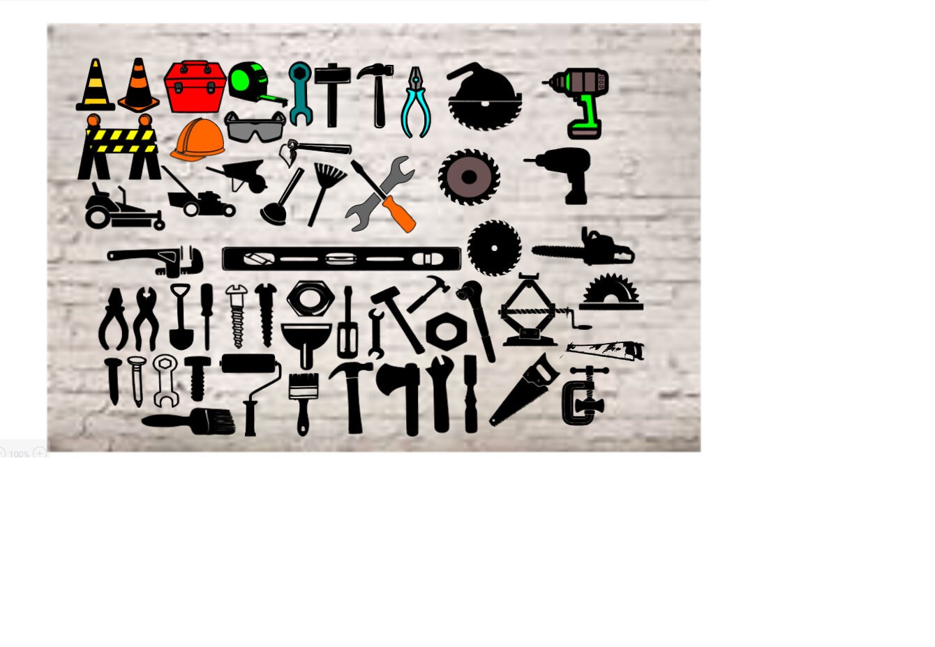 Tools Svg File, Tool Bundle, Fathers Day Svg, Chainsaw, Drill ...