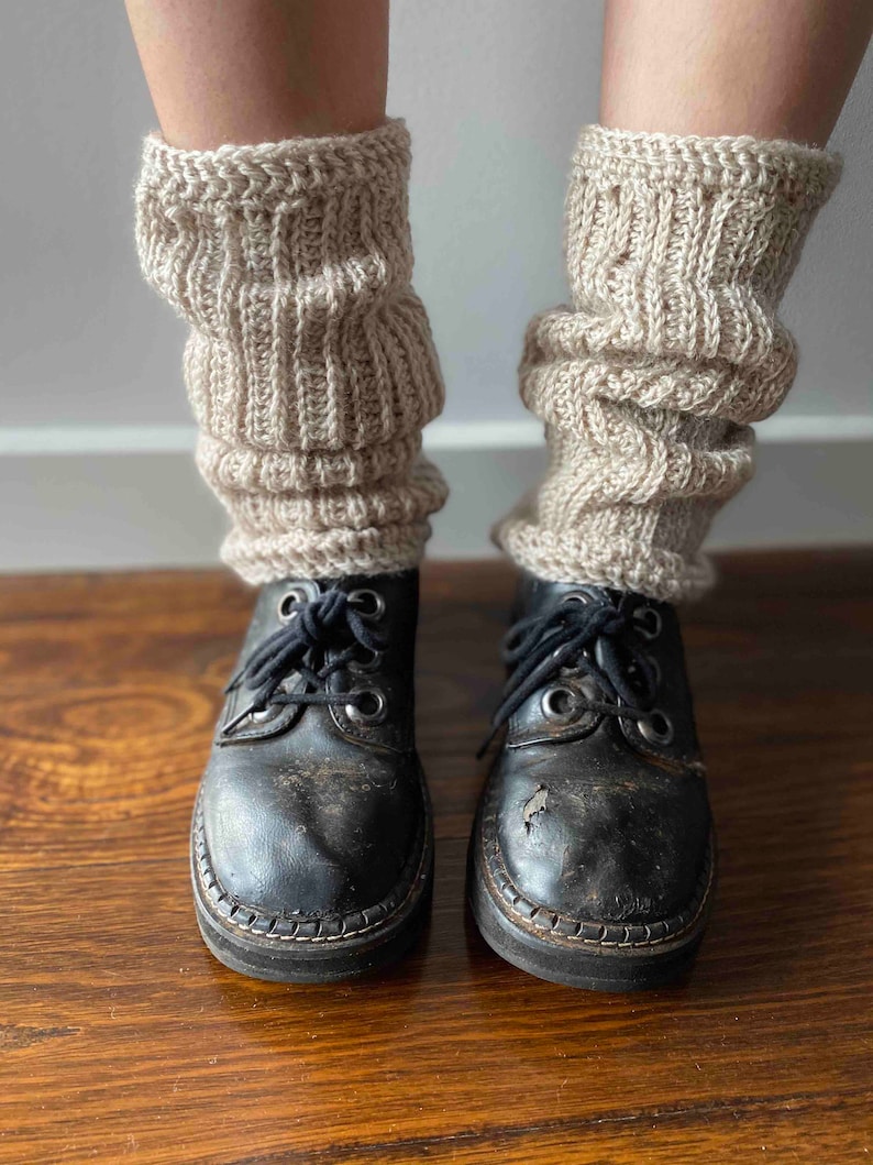 CROCHET LEG WARMERS Pattern, Ribbed, Short Legwarmers - Etsy