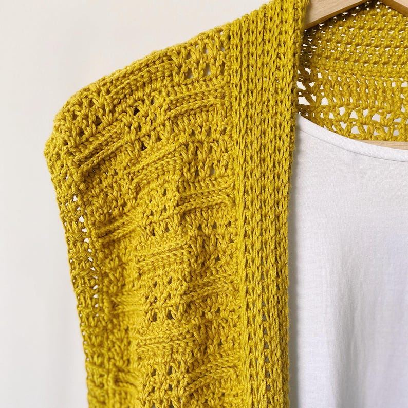 Textured Duster Cardigan CROCHET PATTERN - Etsy Australia