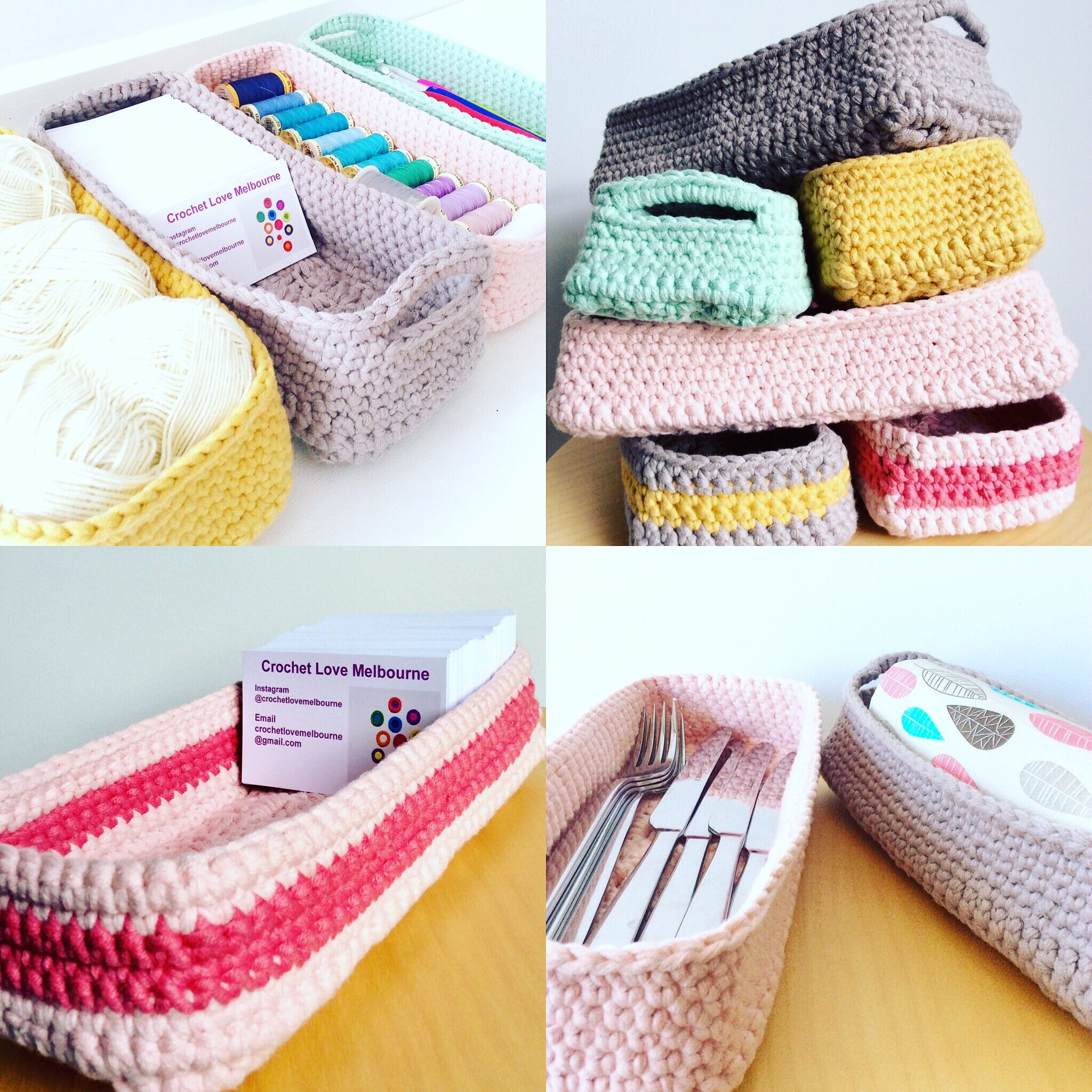 CROCHET PATTERN Rectangle Storage Basket - Etsy